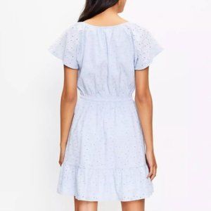 LOFT | Dresses | Loft Nwt Loft Beach Eyelet Tiered Flounce Dress | Poshmark